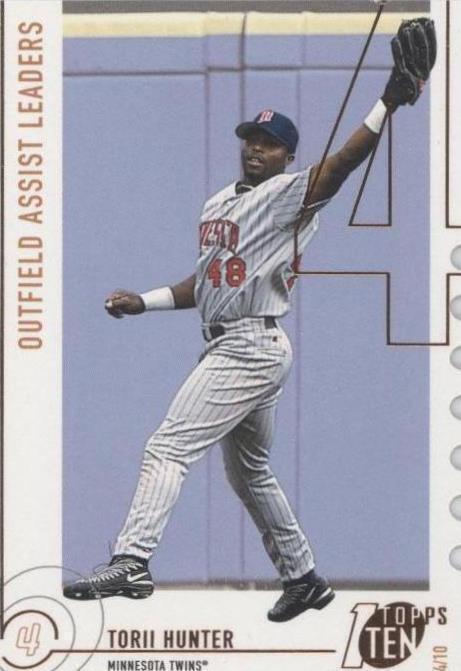 2002 Topps Ten - Torii Hunter #176 Die-Cut for sale online | eBay