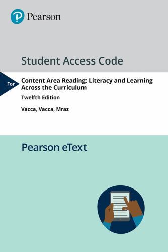 Content Area Reading: Literacy and Learning Across the Curriculum by ...