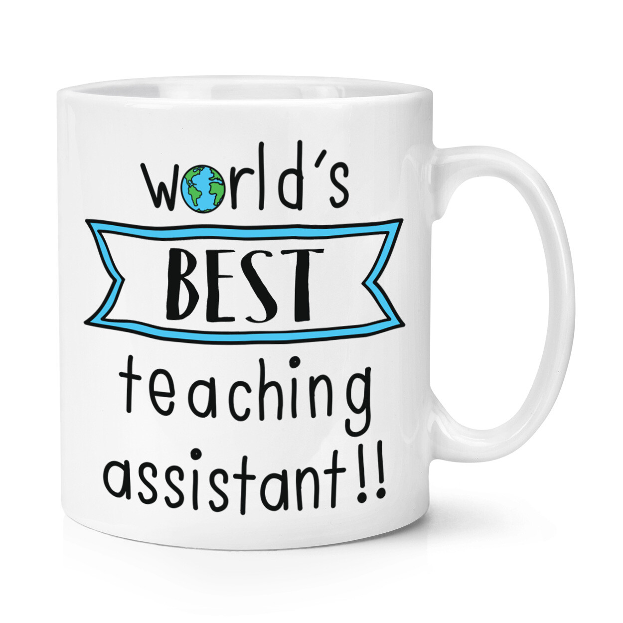 World's Best Teaching Assistant 10oz Mug Cup Funny Joke Favourite ...