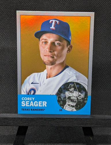 Corey Seager Color Swap Variation Silver Foil #42/99 2022 Topps ...