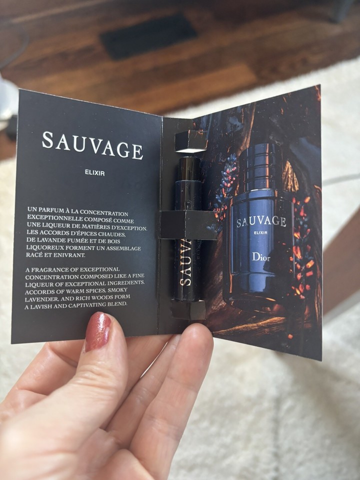 Dior SAUVAGE Parfum ELIXIR YSL myself VIP Bag Holiday gift set Travel ...