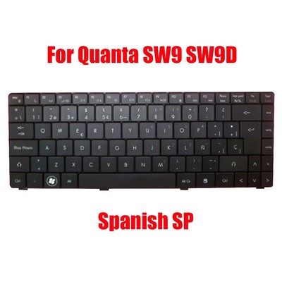 SP Keyboard For Quanta SW9 SW9D MP-07G36E0-920 AESW9P00010 Spanish ...