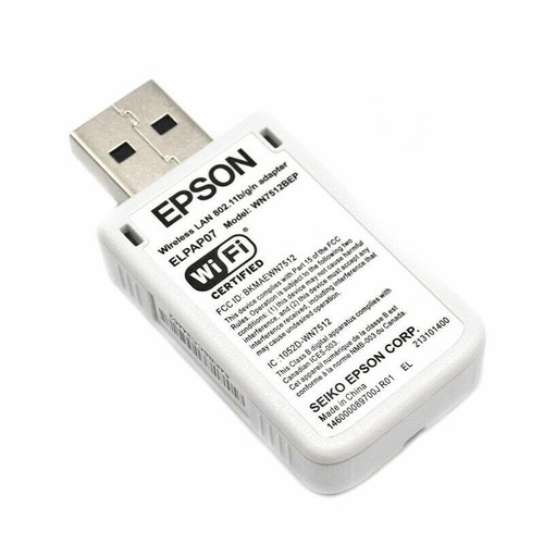 Original EPSON Brand ELPAP07 WN7512BEP Wireless WIFI USB Adapter ...