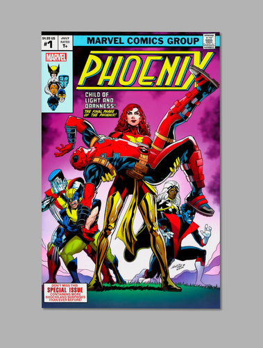 X-Men Phoenix #1 Print - Marvel Comics Wall Art - 11" x 17" Jean Grey ...