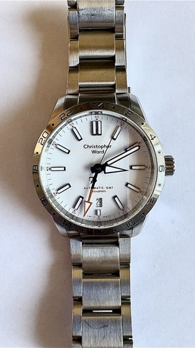 Christopher Ward C63 Sealander GMT White 39mm Watch Automatic Bader ...