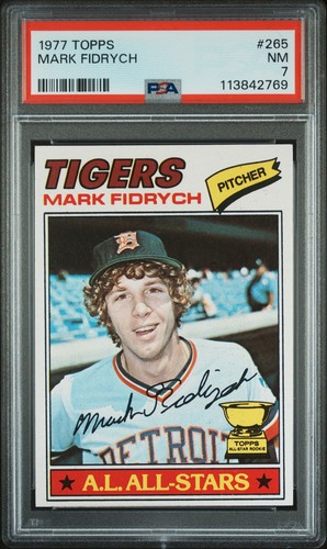 1977 TOPPS #265 MARK FIDRYCH ROOKIE RC PSA 7 | eBay