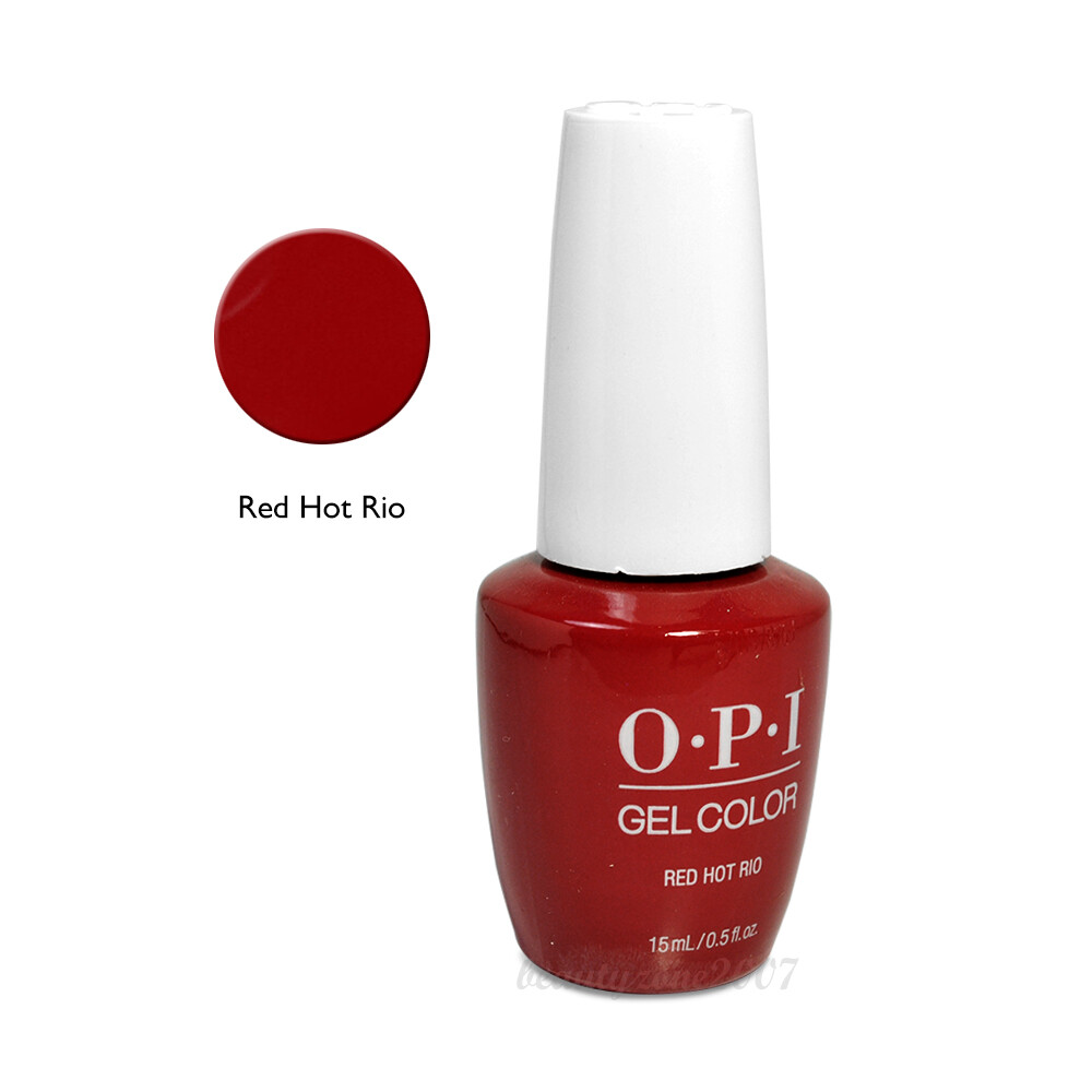 OPI Soak Off Gel Nail Polish GC A70 Red Hot Rio 0.5oz | eBay