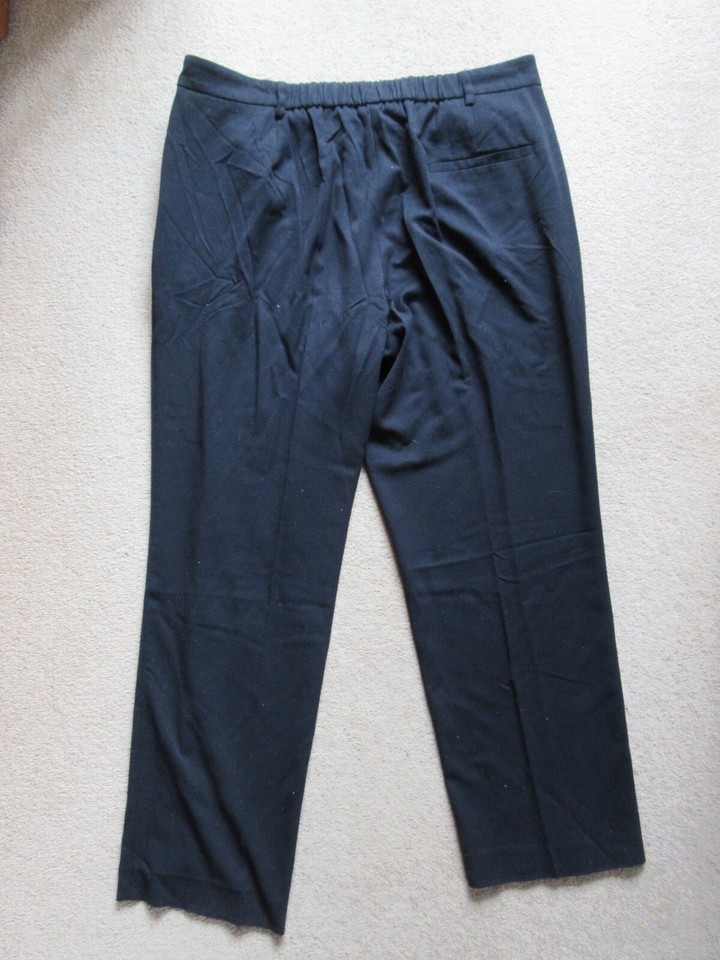 Ladies Size 16 Short Marks and Spencer, M&S Black Trousers | eBay