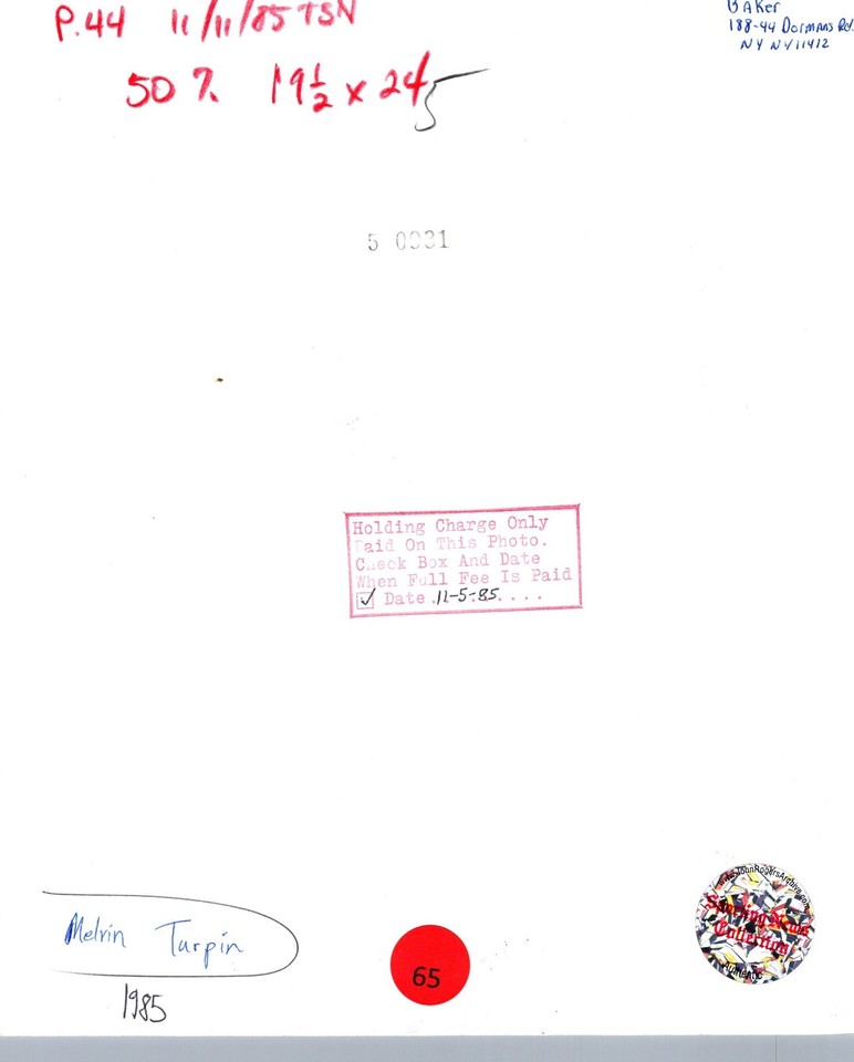 Mel Turpin - NBA (1984) Basketball Sport Press Original Photo K 357 | eBay