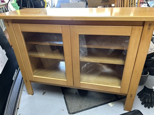 House Of Fraser Solid Beech Entertainment Unit | eBay UK