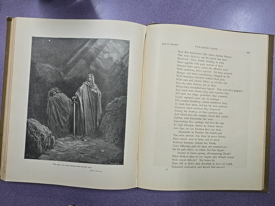 Milton's Paradise Lost Illustrated by Gustave Dore - Altemus Edition ...