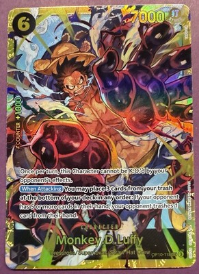 One Piece Monkey. D. Luffy Royal Blood OP10-118 (SEC) Alt Art | eBay