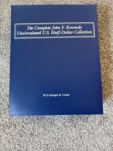 Complete John F. Kennedy Uncirculated US Half Dollar Collection. 48 ...