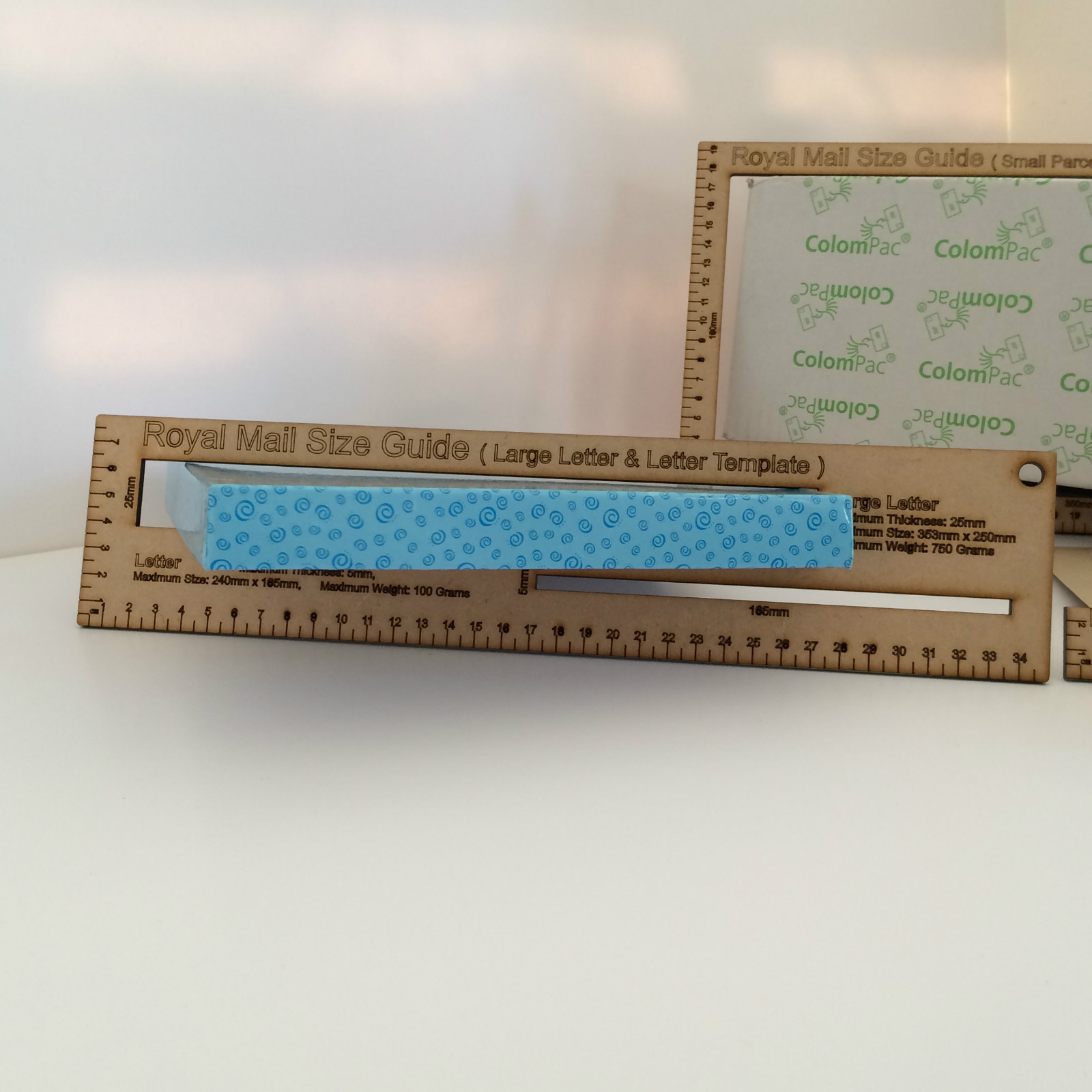 Royal Mail PPI Postage Letter Size Guide Post Office Postal Price Ruler ...