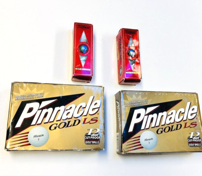 Assorted Boxed Golf Ball Sets Pinnacle Gold LS & Titleist DT Distance ...