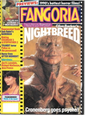 Fangoria Horror Magazine #90 Nightbreed Cover 1990 VERY FINE/NEAR MINT ...