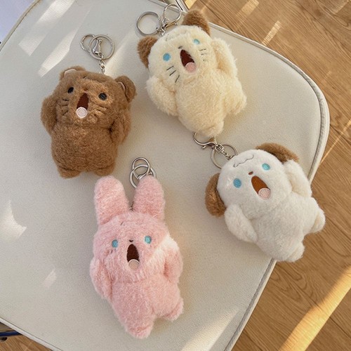 Dog Backpack Charms Bag Decoration Stuff Plush Toy Plush Pendant ...