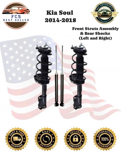 FCS Auto Parts High Quality Front Strut & Rear Shock For Kia Soul 2014 ...