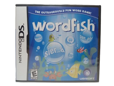 Wordfish The Outrageously Fun Word Game Nintendo DS 2008 3DS 2DS ...