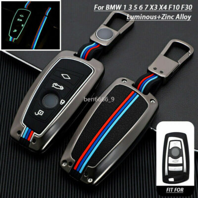 Galvanized Alloy Car Key Fob Case Cover For BMW 3 4 5 Series F20 F21 ...