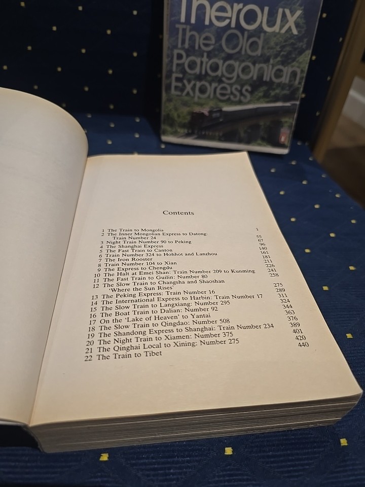 PAUL THEROUX JOB lot 2 Books bundle Patagonian Express And Iron Rooster ...