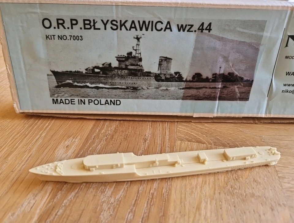 NIKO MODELS 1/700 "O.R.P BLYSKAWICA wz.44" BRAND NEW RESIN KIT | eBay UK