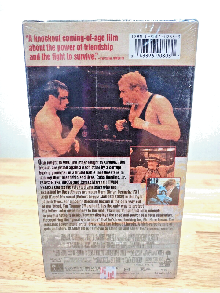 Gladiator: NEW SEALED (VHS, 1992) Cuba Gooding, Jr & James Marshall ...