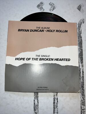BRYAN DUNCAN 45 Hope Of The Broken Hearted | eBay