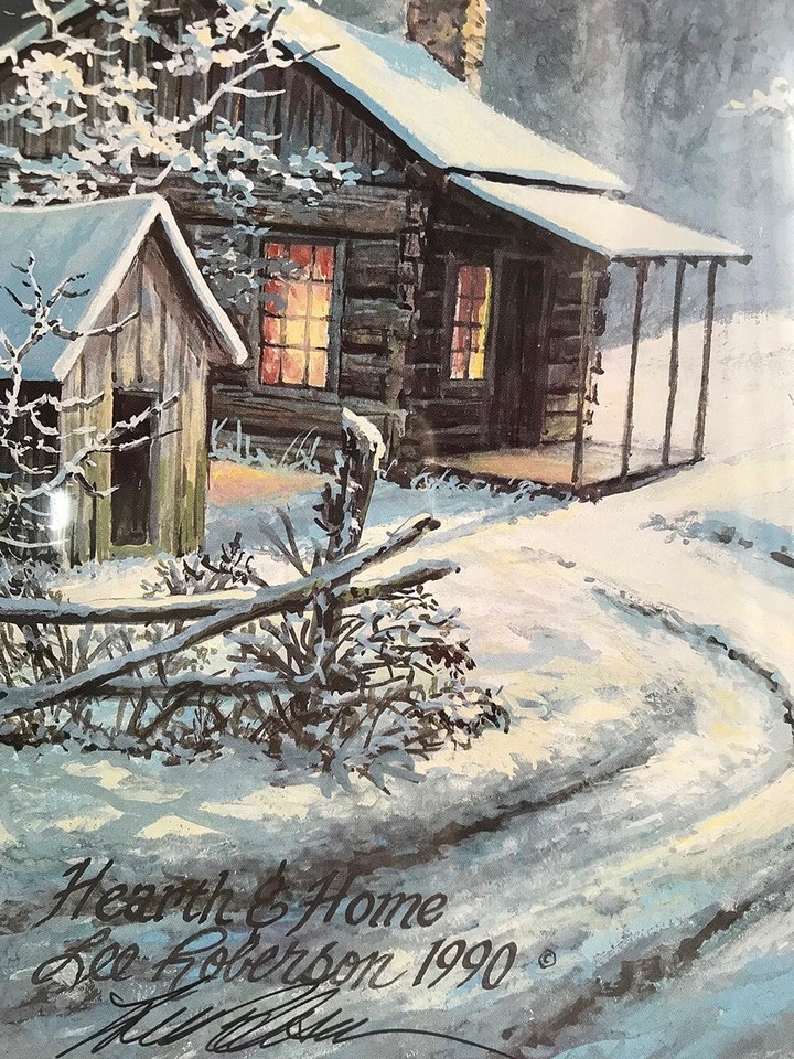 HEARTH AND HOME Sealed print by Lee Roberson 'Artist Laureate' of the ...