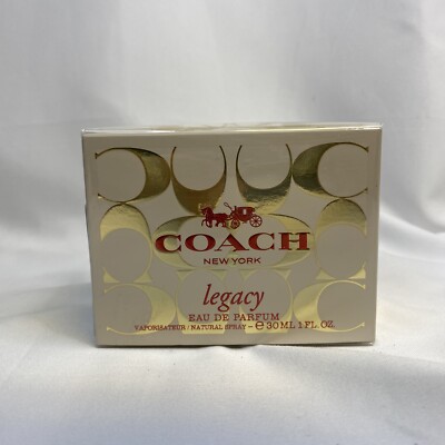 Coach New York Legacy Eau De Parfum Perfume 30ml / 1oz Sealed New FREE ...