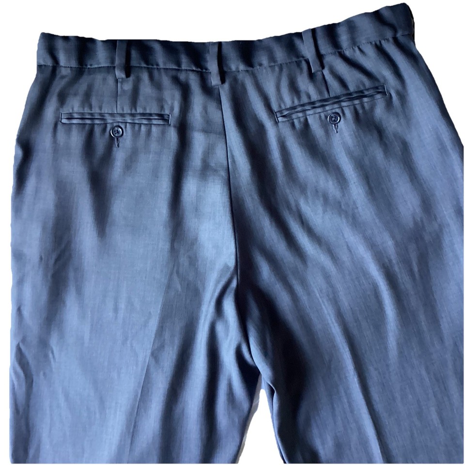 David Taylor Collection Gray Pants Men’s 38x30 Expandable Waistband ...