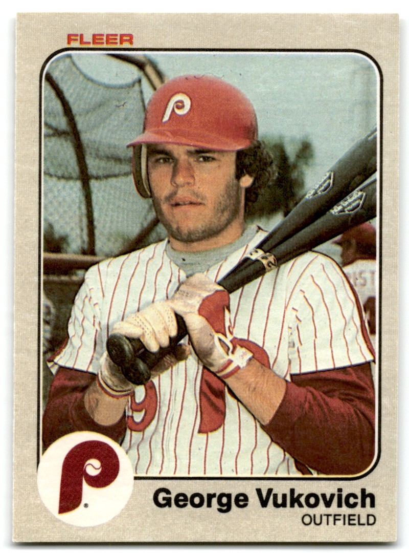 1983 Fleer George Vukovich Philadelphia Phillies #176 | eBay