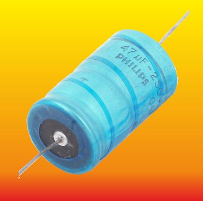 47 uF 250 V PHILIPS ELECTROLYTIC AUDIO CAPACITORS | eBay