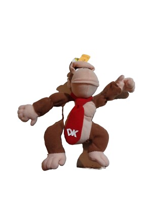 1997 BD&A Nintendo 64 Super Mario Bros BDA N64 Donkey King Bean Plush ...