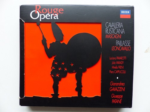 BOX CD Rouge Opéra DECCA MASCAGNI Cavalleria LEONCAVALLO Paillasse ...