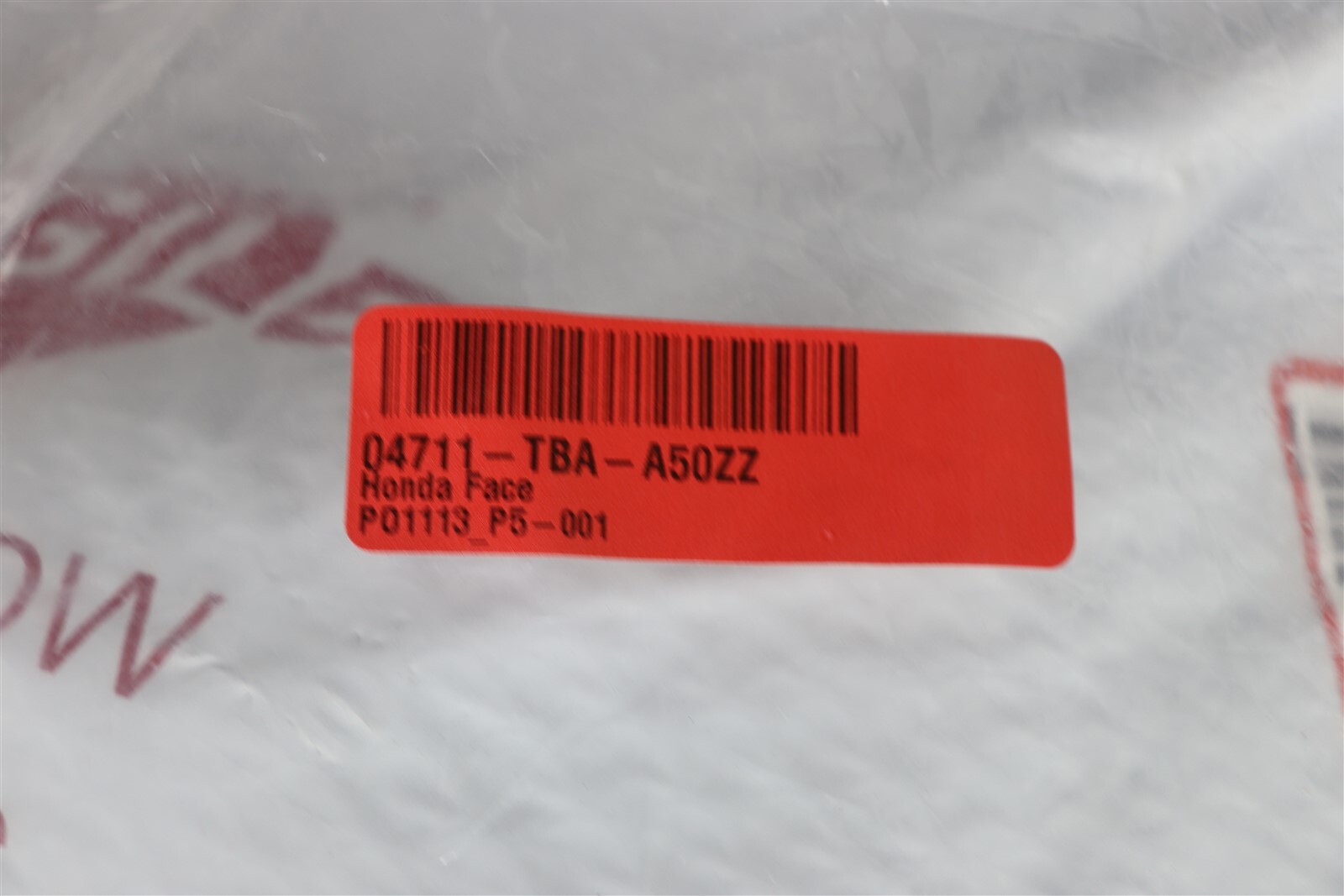 NEW OEM Honda Front Bumper Cover 04711-TBA-A50ZZ Civic EX LX Sport ...