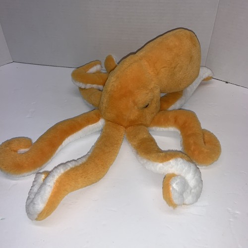 FAO Schwarz Orange Octopus Plush Stuffed Animal Toy 17in | eBay