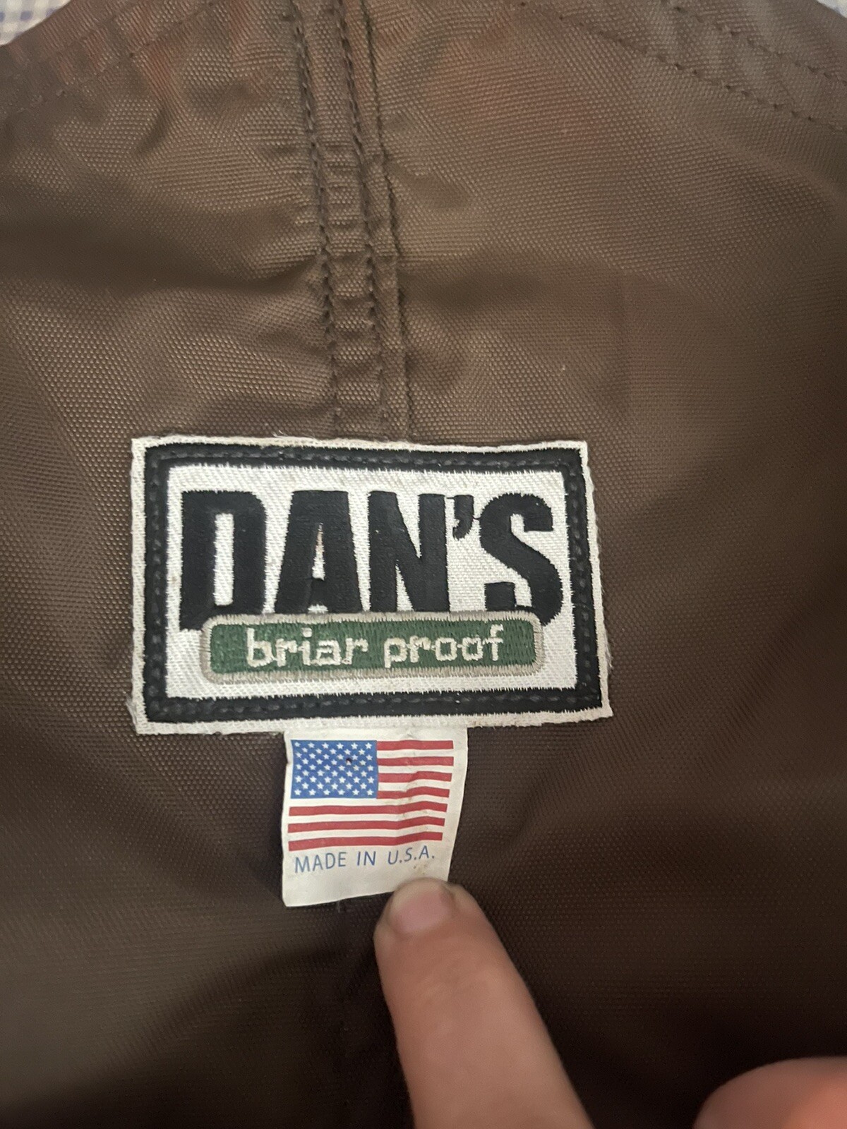 DANS BRAND Briarproof, Brush Chaps CHAPS HAVE ZIPPER ON BOTTOM 2XL | eBay