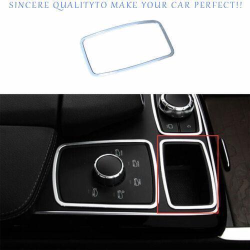 For Benz GLE GLS 2016-2019 Silver Alloy Center Console Storage Box ...