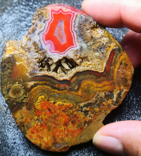 Rare Natural Warring States Red Agate Rough Geode Quartz Crystal ...