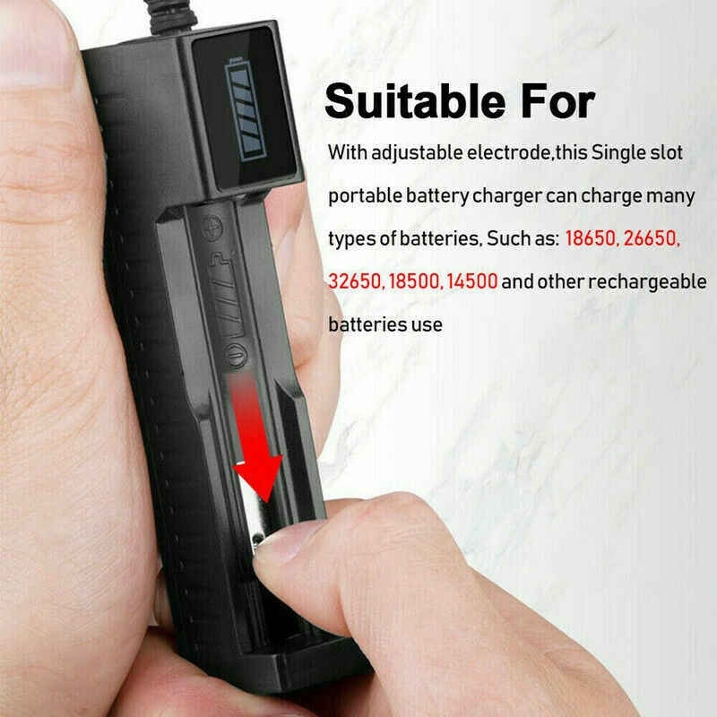 2pcs Rechargeable Li-Ion Batteries 3000mAh Multipurpose Battery 3.7V ...