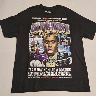 Sam Hyde Cash Star 'RIP DIDDY' XL T-Shirt MDE PUFF P DADDY COM98 ...