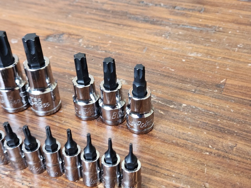 Blue Point Tools 15pc TORX STAR Socket Set T6-T60 NEW | eBay