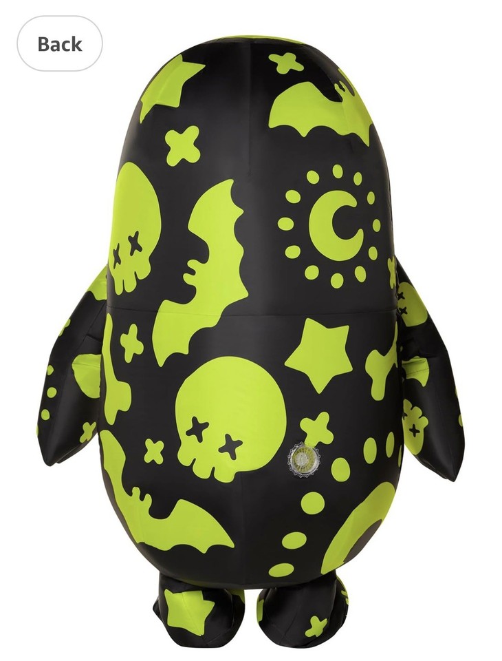 Fall Guys Inflatable Costume Spooky Doodles Spirit Halloween Youth One ...