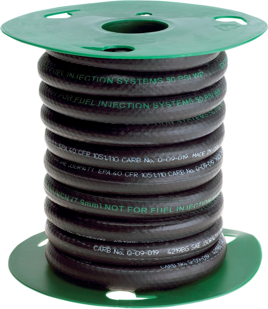 Gates 1/4in x 25 feet (Reel) 225 PSI Barricade Fuel Injection Hose ...