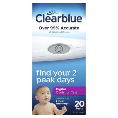 Clearblue Digital Ovulation Predictor Kit with Digital Ovulation Test ...