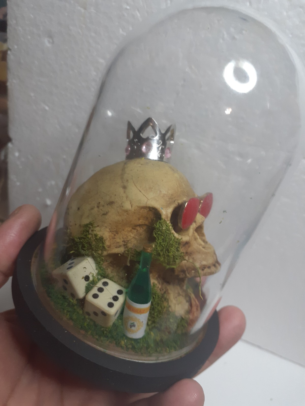 Gambler's Lucky Skull/ Hand Made By Bronx Artist Sculptor OOAK | eBay