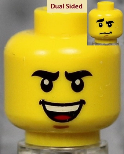 LEGO - MALE Minifigure Heads - PICK YOUR STYLE - Yellow Flesh Faces ...