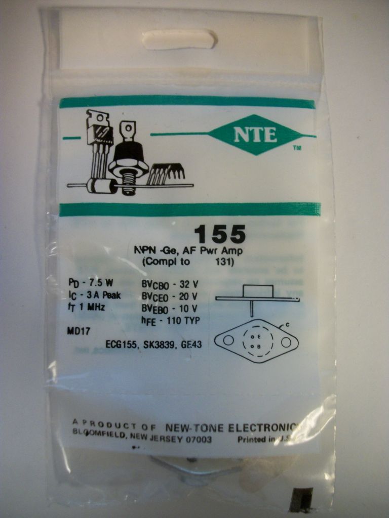 NTE Electronics - NTE155 NTE156 NTE160 NTE161 NTE163A NTE164 | eBay