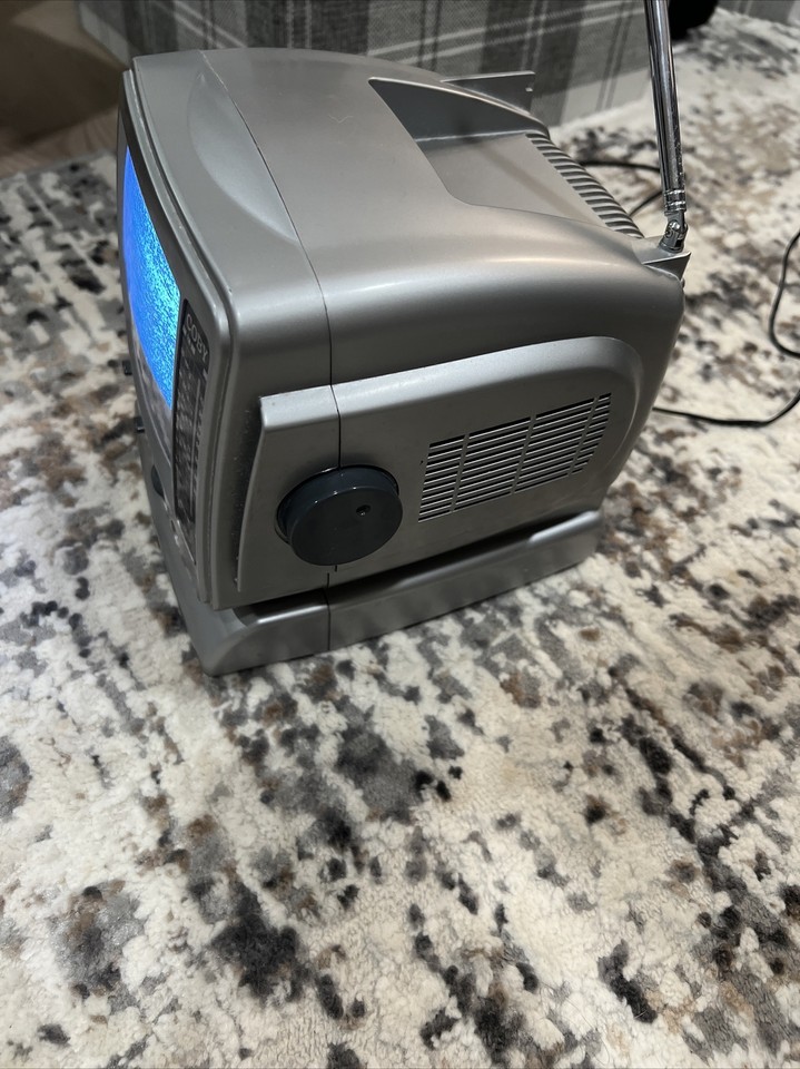 Coby CX-TV1 5" Analog CRT Television AM/FM Radio Black/White Works ...